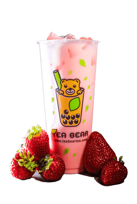 Strawberry Creamy Tea - Boba Tea in Cypress TX, Bubble Tea in Cypress ...